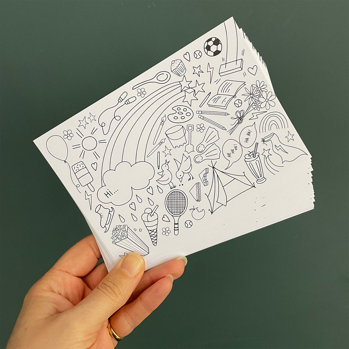 KIDS COLOURING SETS– Fearless Flamingo