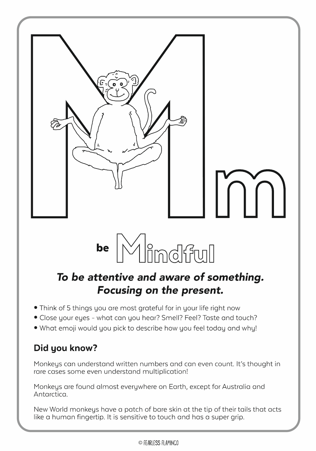 Letter M Worksheet M Words Beginning With Letter M Kids Puzzles